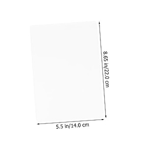 Operitacx 10pcs Copying Board Plastic Template Mat Transparent Drawing Board Painting Mat 3D Printing Pen Mat Plastic Basic Template Drawing Tool Drawing Board for 3D Printing Pen