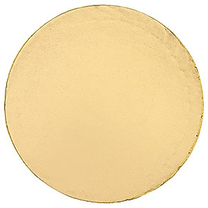 MAHIONG 10 Pack 12 Inch Round Cake Drums, Reusable 1/2 Inch Thickness Gold Cake Boards Circles with Professional Smooth Straight Edges, Round Cake Circles Cake Base for Display Cake Baking Supplies