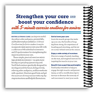 5-Minute Core Exercises for Seniors: Daily Routines to Build Balance and Boost Confidence [Spiral-bound]