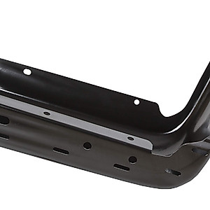 HECASA Rear Bumper End Face Bar Compatible with 2009-2014 Ford F150 Styleside Black Driver Passenger Side W/O Sensor Hole Replacement For FO1102375-2 Packages