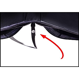 TopDeck 500 Card Ringless Zip Binder Pro - 9-Pocket Pages Side Load Sleeve TCG Storage Portfolio, Compatible with Pokemon, Yu-Gi-Oh, One Piece, MTG, Comic Trading Collectible Cards - Black