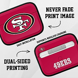 GAME TIME San Francisco 49ers HDX Case Cover Compatible with Apple AirPods Pro 1 & 2 (Classic)