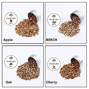 Cocktail Smoker Kit | With Torch and 4 Wood Chips (Apple, Oak, Cheery, Beech)-Old Fashioned Smoker Kit and All in One Whiskey Smoker Kit for Your Home Bar. Bourbon Smoker Kit Gift for Loved Ones