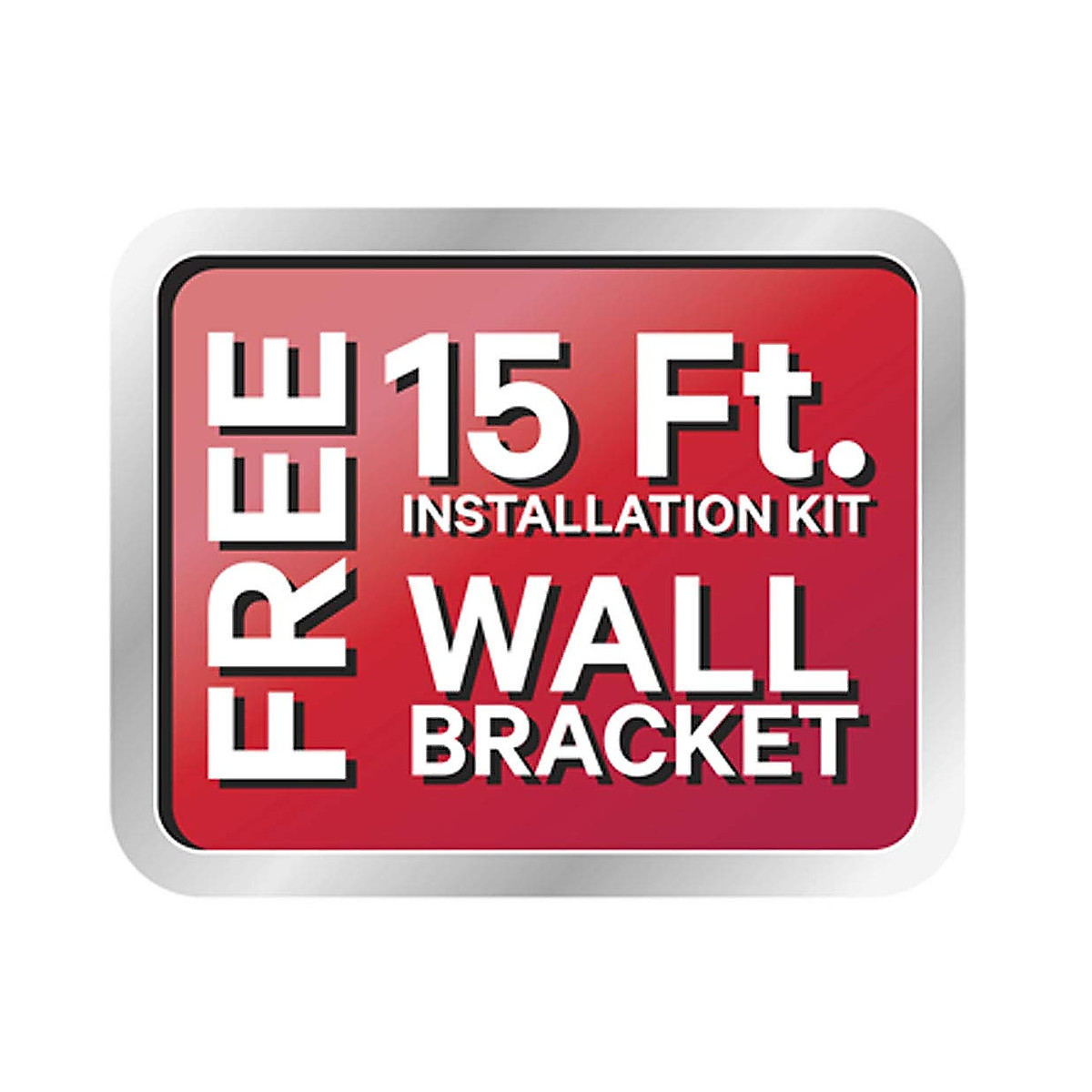 MAXWELL DAIKIN 3-Zone 4MXS Air Conditioner Heat Pump 15 ft. Installation Kit + Wall Bracket (15k+15K+18K)