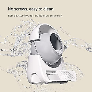 CATLINK Self Cleaning Automatic Litter Box for Cats 3.3~22lbs-APP Control,Double Odor Removal-Extra Large with 40 Liners&1 Carbon Filter Box Included -Smart Robot Cat Litter Box (New Version)