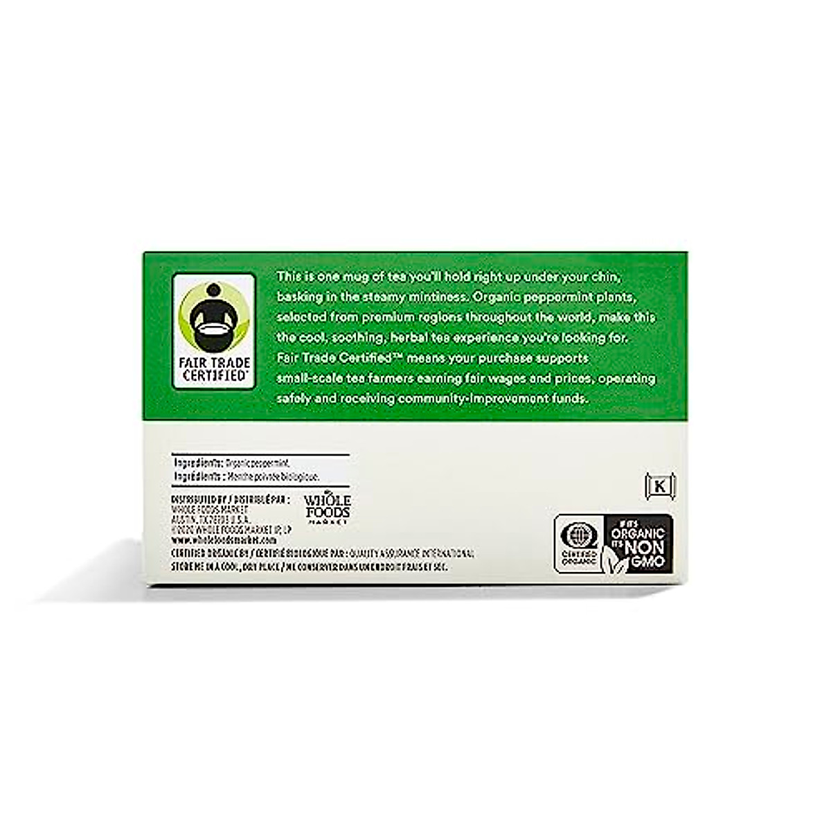 365 by Whole Foods Market, Tea Peppermint Organic, 40 Count