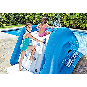 Intex 58849EP Kool Splash Durable Vinyl Inflatable Play Center Swimming Pool Water Slide with Built In Sprayers for Kids and Adults, Age 6 and Up