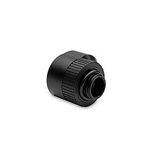 EKWB EK-Quantum Torque Rotary Offset Adapter Fitting, 7mm, Black, 2-pack
