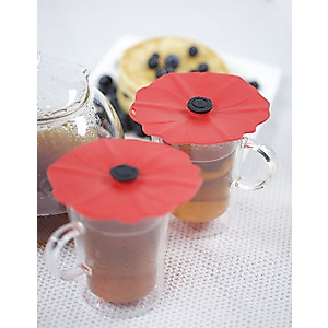 Charles Viancin Poppy Drink Cover Set/2