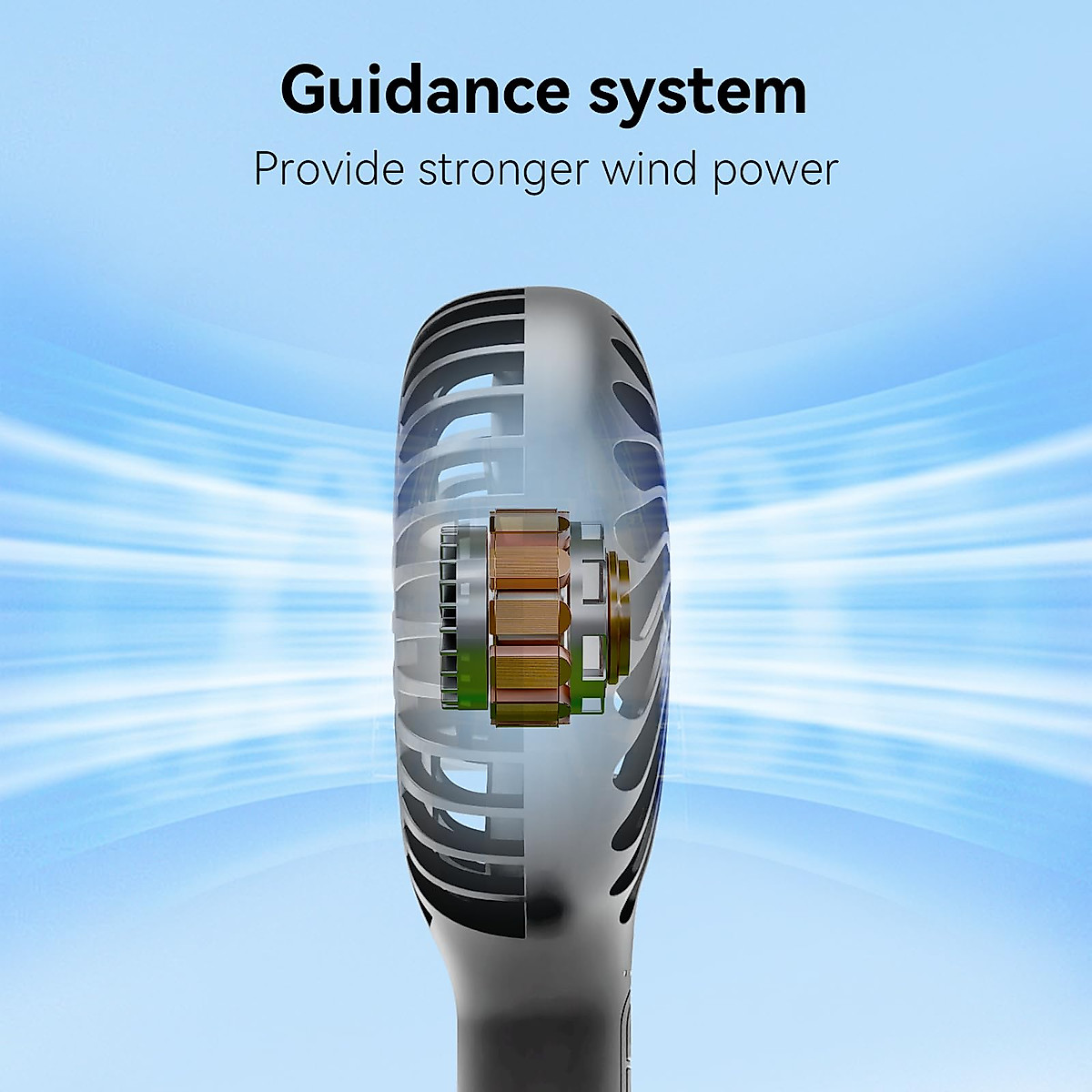 HonHey Handheld Fan Portable, Mini Hand Held Fan with USB Rechargeable Battery, 4 Speed Personal Desk Table Fan with Base, 3-10 Hours Operated Small Makeup Eyelash Fan for Women Girls Kids Outdoor