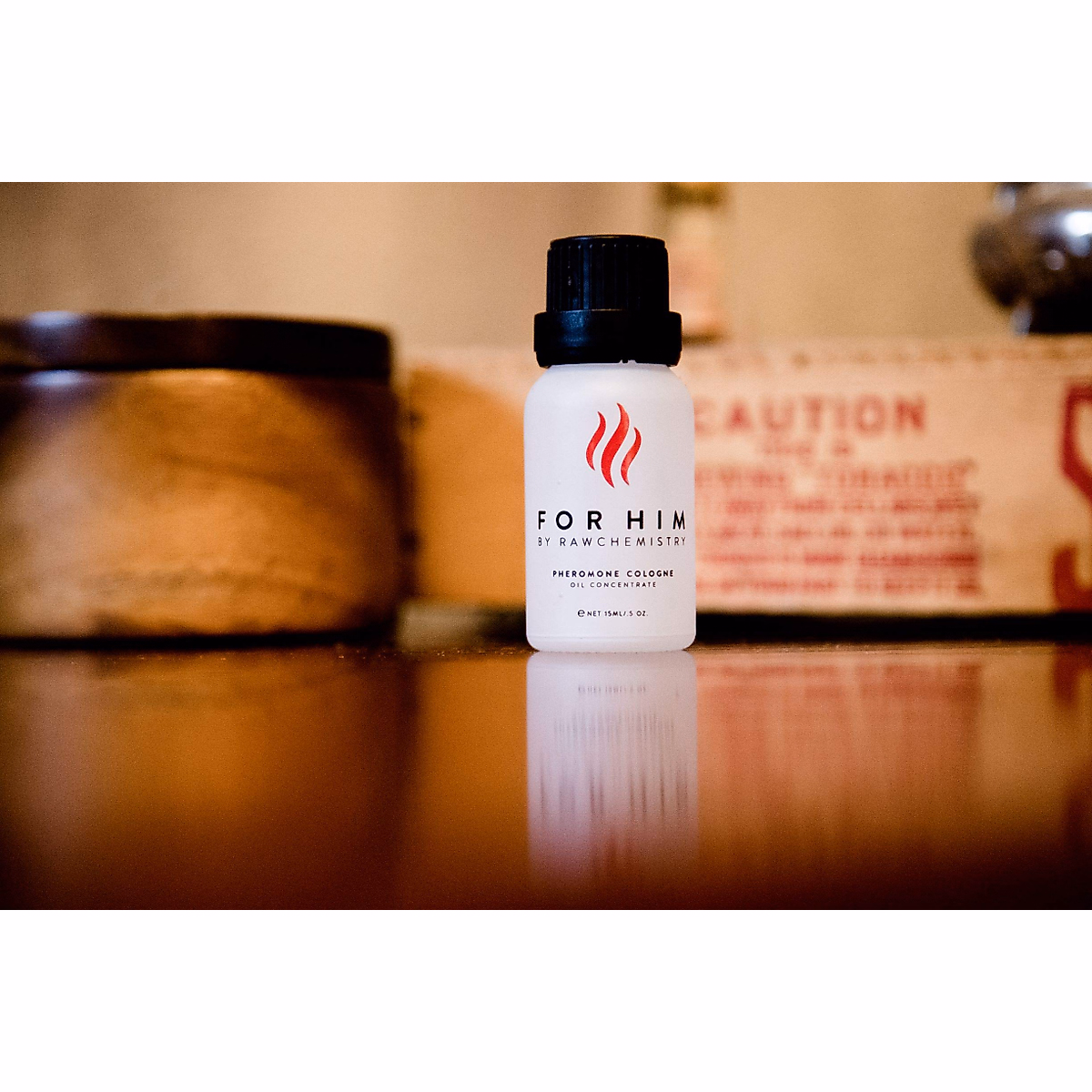 RawChemistry for Him - A Pheromone Infused Cologne Oil - Bold, Extra Strength Formula 15 ml.