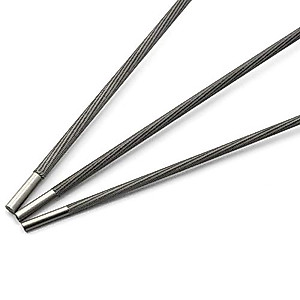 heyous 3pcs 5/32 Inches Chainsaw Chain Sharpening File Set Chainsaw Files Sharpener with Plastic Handle Woodworking Hand Tools