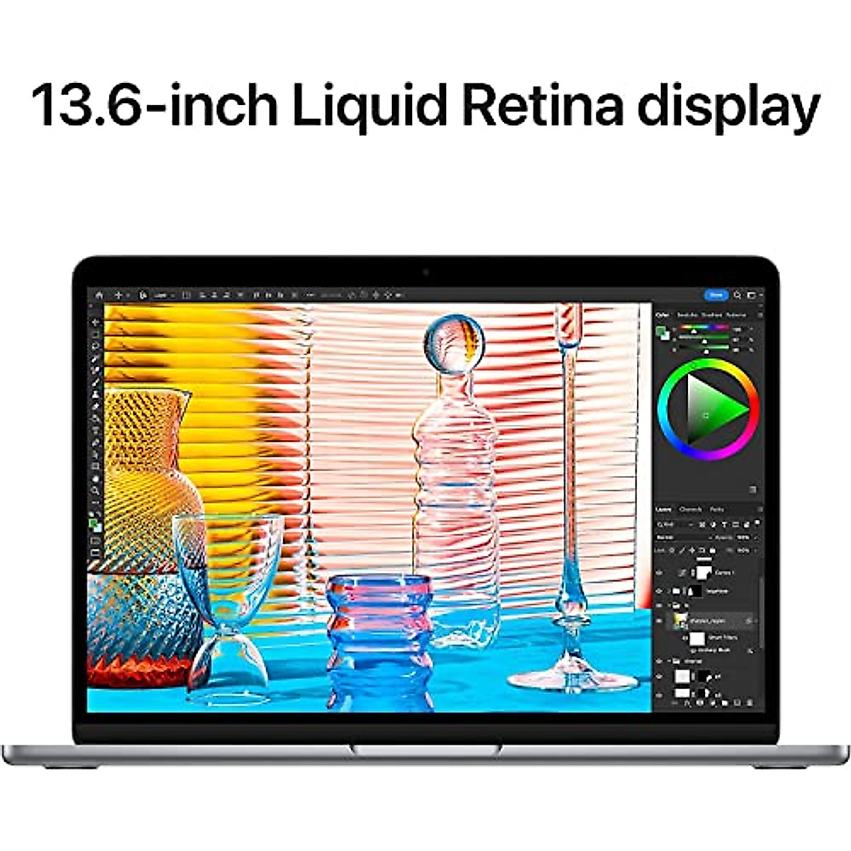 2022 Apple MacBook Air Laptop with M2 chip (13.6 inch , 8GB RAM, 512GB SSD Storage) Midnight (Renewed)