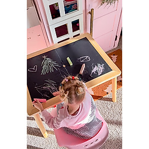 Beright Sensory Table with 2 Large Storage Bins, Kid's Table Play Sand Table Indoor, for Birthday, Christmas and Thanksgiving Gift