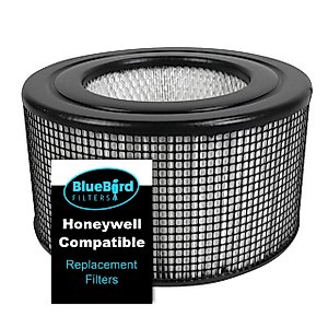 BlueBird Filters Replacement HEPA Filter & Carbon Pre Filter Kit For Honeywell 10500 (EV-10) 17000 17000-S 17005 OEM Part Number 20500 (1 HEPA & No Pre-Filter)