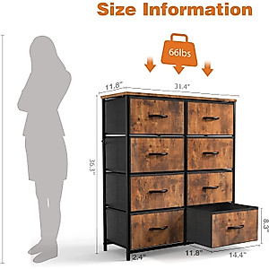 Sweetcrispy Organizer Dresser, Brown