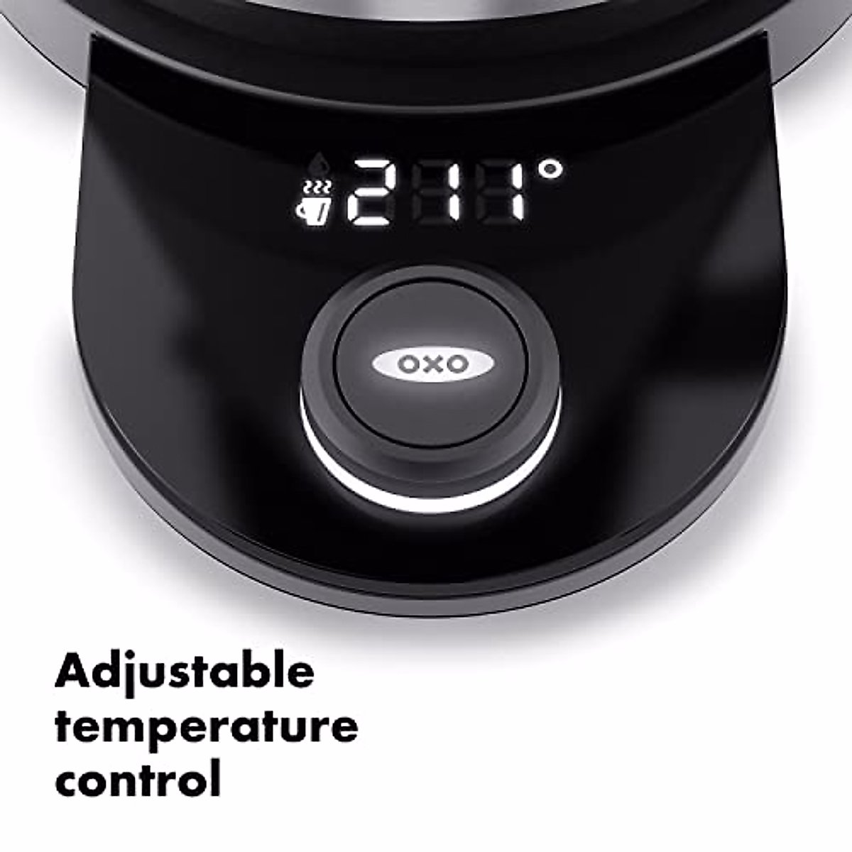 OXO Brew Adjustable Temperature Kettle, Electric, Clear