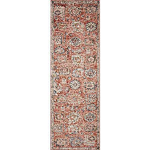 Loloi II Saban Collection SAB-08 Rust/Multi, Traditional 7'-10" x 10' Area Rug
