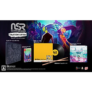 No Straight Roads コレクターズエディション - Switch (【同梱物】特製レコード盤(両面12インチLP)、プレミアムアートブック「THE ART OF NSR」(64ページ)、特製NSRドラムスティック & 【初回特典】オリジナル ギターピックセット 同梱 & 【Amazon.co.jp限定特典】PC壁紙セ