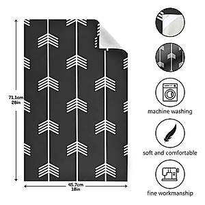 Arrows Print Kitchen Dish Towels Soft Tea Towel Set of 6 Absorbent Dishcloths Hand Towels for Drying Dish Cloths 28" x 18"