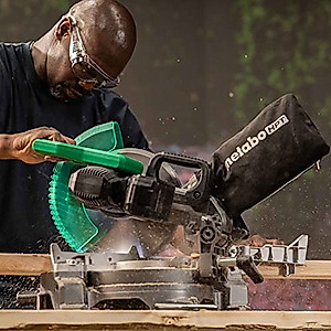 Metabo HPT 18V MultiVolt™ Cordless Miter Saw Kit | 10-Inch Blade | Includes 1-18V/36V MultiVolt™ Battery + Charger | Xact Cut LED Shadow Line System | C1810DFA