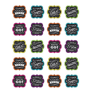 Teacher Created Resources (5618) Chalkboard Brights Stickers