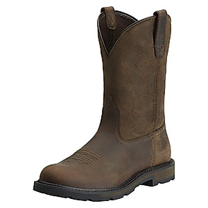 Ariat Mens Groundbreaker Work Boot Brown 11 Wide