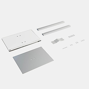 CRYSFLOA Acrylic Podium Stand Speaking Podium 18.5''x12.5''x43.6'' Pulpits for Churches Lecterns Design for Lecture Recital Speech Presentation Podium Stand for Restaurant Wedding Office Classroom