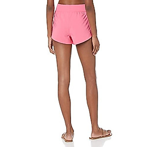 Amazon Essentials Women's Swim Short, Hot Pink, Medium