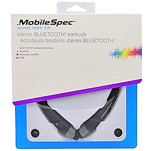 MobileSpec MBS11181 Stereo Bluetooth(R) Wireless Headphones - Black