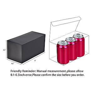 HUAPRINT Black Gift Box,Gift Boxes with Lids 9x4.5x4.5inch,24pcs Paper Gift Box Bulk,Rectangle Gift Boxes for Presents,Birthday,Bridesmaid Proposal,Groomsmen Engagements,Baby Showers, Christmas,Wedding Party Favor,Crafting Cupcake,Holidays