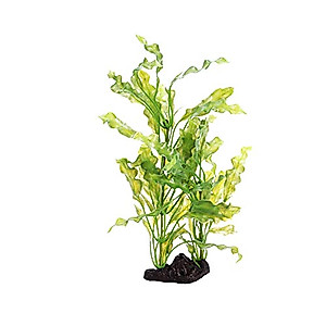POPETPOP Fish Tank Plant Decor Artificial Kelp Aquatic Green Plastic Plant Fake Fish Tank Aquarium Decoration
