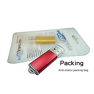 10pcs/Bag High Speed Pendrive USB Flash Drives Metal Thumb USB 2.0 Business use USB Disk On Key (2GB, Black)