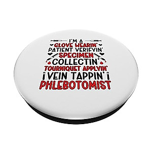 Phlebotomist Definition Phlebotomy Phlebotomist PopSockets Standard PopGrip