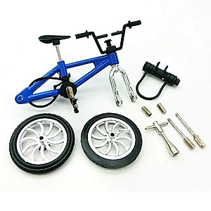 NSVJVY 18 Pieces Mini Finger Toys Skatepark Set Finger Skateboards Finger Bikes Scooter Tiny Swing Board Fingertip Movement Favors Replacement Accessories (Size:18PCS)