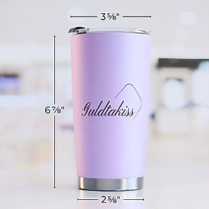 Custom Stainless Steel Tumbler - Personalized 20oz Insulated Drinkware (No Handle) - Travel Mug with Lid and Straw - Upload Your Design, Photo, or Logo - Perfect for Anniversary or Birthday Gifts