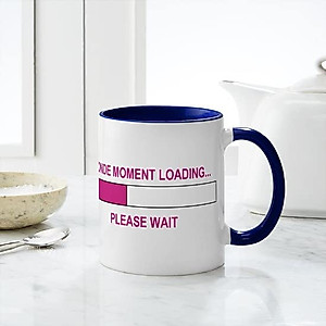 CafePress BLONDE MOMENT LOADING. Mug Ceramic Coffee Mug, Tea Cup 11 oz