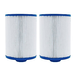 Tier1 Pool & Spa Filter Cartridge 2-pk | Replacement for Unicel 4CH-22, Freeflow Lagas FF-150, CLX TLX, Pleatco PFF25P4, Filbur FC-2399 and More | 25 sq ft Pleated Fabric Filter Media