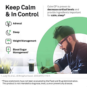 NeuroScience Sleep + Calm Support Set - Kavinace OS + Calm CP - Quick Sleep Support Kavinace with Melatonin, L-Theanine + Botanicals, Calm CP Cortisol & Adrenal Support (2 Products)