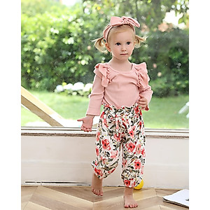 Newborn Baby Girl Clothes Infant Long Sleeve Romper Pants Winter Set Fall Baby Girl Outfits 0-3 Months New Born Clothing 0-3 Girl