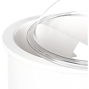 Carlisle FoodService Products Coldmaster Plastic Ice Cream Server and Lid, 3 Gallon, White