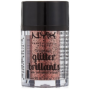 NYX Nyx professional makeup face & body glitter, copper, 0.08 ounce