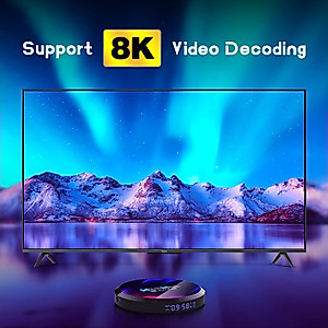 Android 13.0 H96 Max TV Box 4GB RAM 64GB ROM RK3528 Quad Core CPU Support Dual WiFi 2.4G+5G/4K/3D BT 5.0 Smart TV Box
