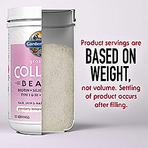 Garden of Life Grass Fed Collagen Beauty - Strawberry Lemonade, 20 Servings - Collagen Powder for Women Men Hair Skin Nails, Collagen Peptides Powder, Collagen Protein Hydrolyzed Collagen Supplements
