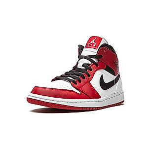 Jordan Mens Air Jordan 1 Mid 554724 173 Chicago 2020 - Size 8.5 Red/Black/White