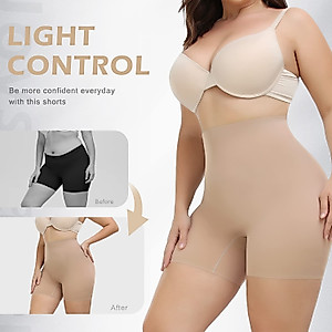 JOYSHAPER Slip Shorts for Women Under Dresses Elastic Underwear Lace Slip Yoga Biker Shorts Boxer Briefs