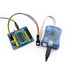 Waveshare-AVR Programmer USB AVRISP XPII Compatible with ATMEL at AVR ISP mk2 mkII in-System Programmer Supports AVR Studio 4/5/6/7 Or Higher Version