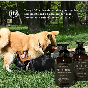 Muse Apothecary Pet Ritual Foaming Waterless Shampoo for Dogs, Waterless Dog Shampoo Foam, No Rinse Dog Shampoo, Waterless Dog Shampoo for Large Dogs - Essential Oils Infused, 11.5oz Lavender Fields
