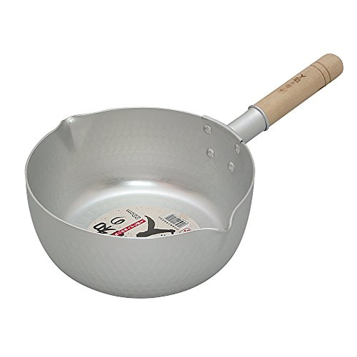 Taniguchi Metal Snow Flat Pot, Deep Type, 8.7 inches (22 cm), Made in Japan