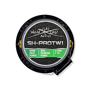 Sky High Car Audio SHCA TW1 Pro Audio Mini Bullet Tweeter 1" VC 4 ohm (Pair)